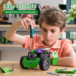 Robobloq Q-Scout STEM Projects for Kids Ages 8-12, Coding Robot, Learn Robotics, Electronics and Programming Based on Scratch, Arduino and Python, Learning & Education Toys, Gifts for Boys and Girls