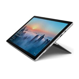 latest microsoft surface pro 4 (2736 x 1824) tablet 6th generation (intel core i5-6300u, 8gb ram, 256gb ssd, bluetooth, dual camera) windows 10 professional (renewed)