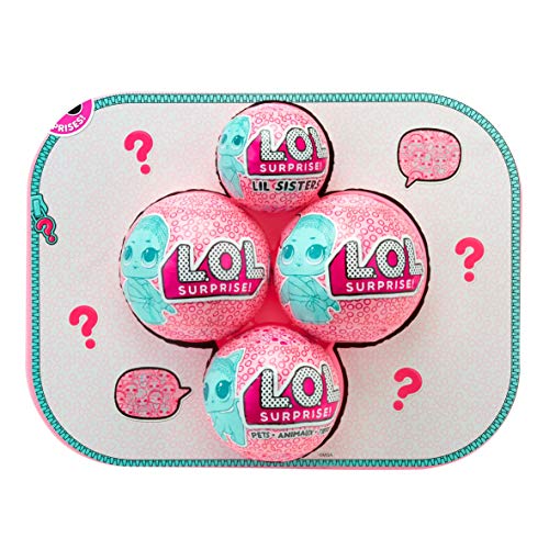 L.O.L. Surprise! Bigger Surprise Limited Edition with 2 Collectible Dolls, 1 Pet, 1 Lil Sis with 60+ Surprises in Eye Spy Series Carrying Case- Gift for Kids, Toys for Girls Ages 4 5 6 7+ Year