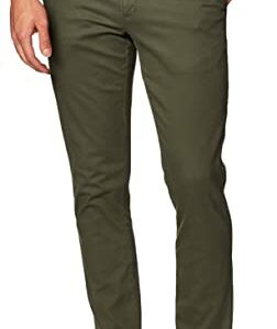 Amazon Essentials Men's Slim-Fit Casual Stretch Khaki Pant, Olive, 38W x 34L