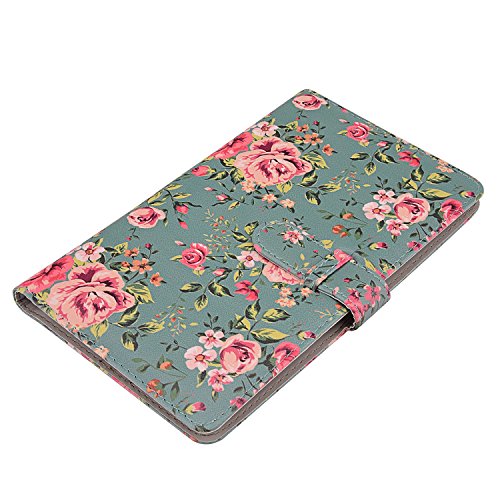 Sunmns Flower Wallet PU Leather Photo Album Compatible with Fujifilm Instax Mini 12 11 9 8 90 26 7s Instant Camera Film, Polaroid Snap Zip Z2300 PIC-300 Film (Retro Floral)