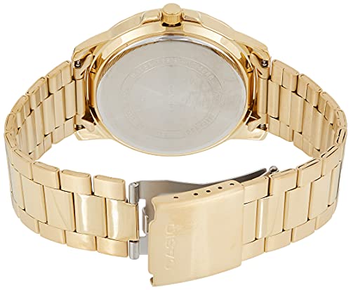 Casio MTP-VD01G-9EV Men's Enticer Gold Tone Stainless Steel Gold Dial Casual Analog Sporty Watch