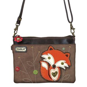 Chala Mini Crossbody Phone Purse with 2 Adjustable Straps (Fox)