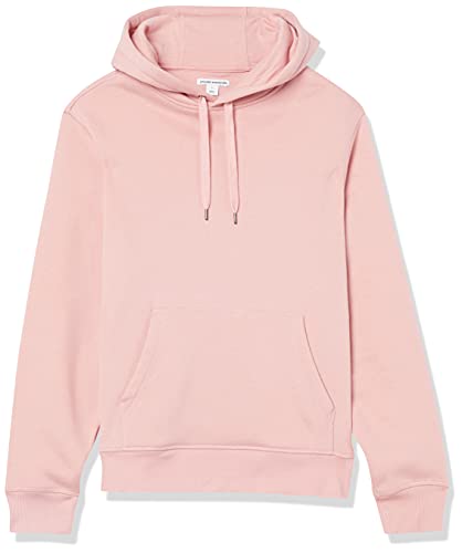 Amazon Essentials Men's Hooded Fleece Sweatshirt (Available in Big & Tall), Pink, Large