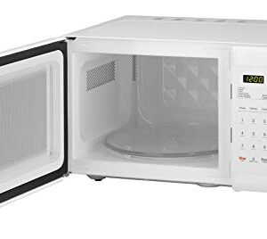 Magic Chef 0.9 Cu. Ft. 900W White Countertop Microwave Oven