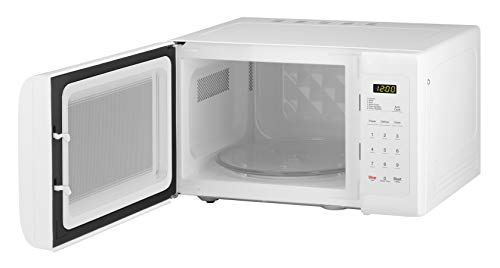 Magic Chef 0.9 Cu. Ft. 900W White Countertop Microwave Oven