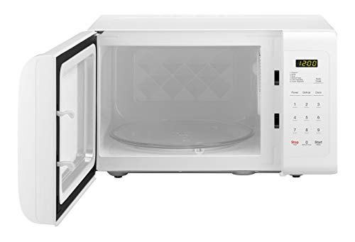 Magic Chef 0.9 Cu. Ft. 900W White Countertop Microwave Oven