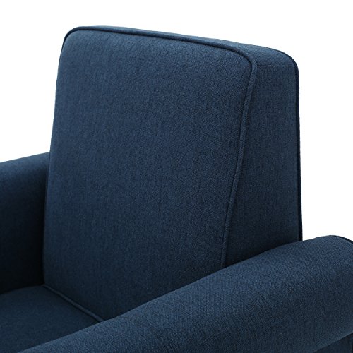 Christopher Knight Home Freemont Fabric Club Chair, Dark Blue Dimensions: 30.75”D x 28.75”W x 33.00”H