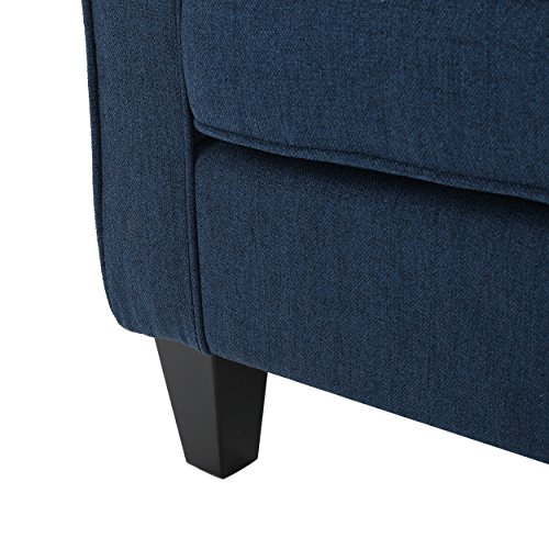 Christopher Knight Home Freemont Fabric Club Chair, Dark Blue Dimensions: 30.75”D x 28.75”W x 33.00”H