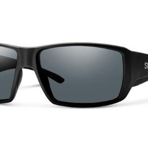 Smith Guide's Choice Sunglasses Matte Black/ChromaPop Glass Polarized Gray