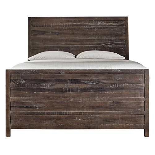 BOWERY HILL California King Solid Wood Storage Bed in Java