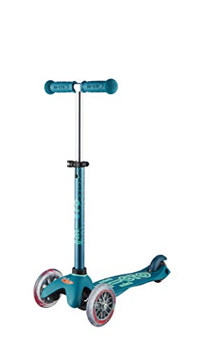 Micro Kickboard - Mini Deluxe 3-Wheeled, Lean-to-Steer, Swiss-Designed Micro Scooter for Kids, Ages 2-5 (Ice Blue)