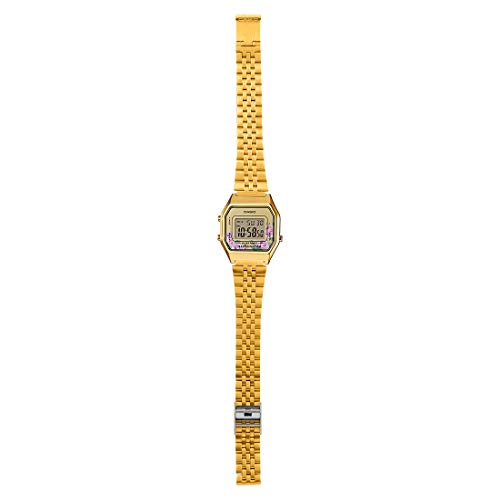 Casio LA680WGA-4C Women's Vintage Gold Tone Alarm Digital Watch