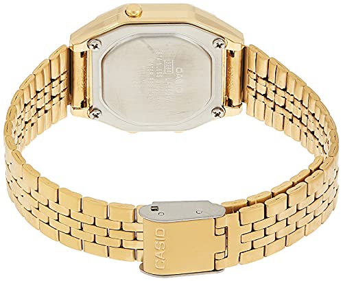 Casio LA680WGA-4C Women's Vintage Gold Tone Alarm Digital Watch