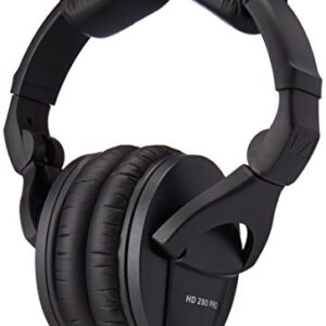 Sennheiser HD280PRO Headphone (new model) with Gator Cases G-Club Series G-CLUB-HEADPHONE Carry Case for DJ Style Headphones/Accessories