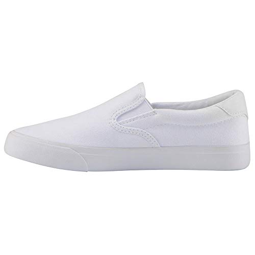 Lugz Womens Clipper Slip On Sneakers Shoes Casual - White - Size 9 B