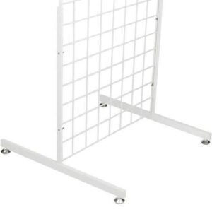 Only Hangers 2' x 6' Gridwall Panel Tower with T-Base Floorstanding Display Kit, 3-Pack White …