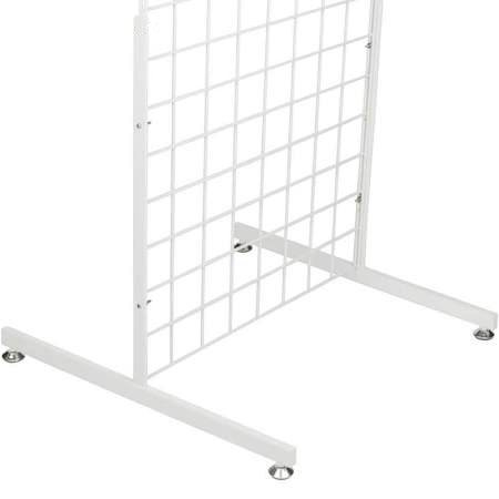 Only Hangers 2' x 6' Gridwall Panel Tower with T-Base Floorstanding Display Kit, 3-Pack White …