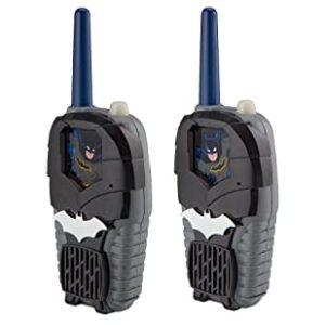 Batman Toy Walkie Talkies for Kids, Static Free Indoor and Outdoor Toys for Boys with Light Up Graphics Designed for Fans of Batman Toys