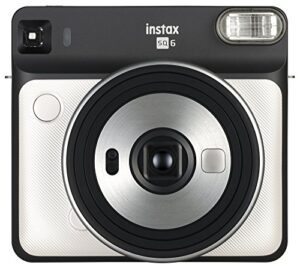 fujifilm instax square sq6 - instant film camera - pearl white