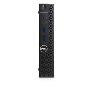 dell cfc5c optiplex 3050 micro form factor desktop computer, intel core i5-7500t, 8gb ddr4, 256gb solid state drive, windows 10 pro (renewed)