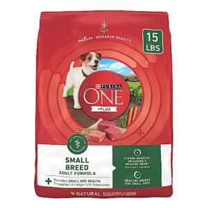 purina one plus small breed lamb and rice formula dry dog food - 15 lb. bag