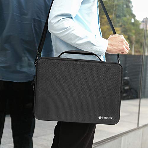 Smatree 15.6inch Samsung Laptop Hard Carrying Case for Samsung Galaxy Book2 Pro 360 15.6”, Samsung Galaxy Book Pro 360 15.6inch Bags, 9.7 inch iPad Sleeve, 15.6inch Samsung Galaxy Book Case,Black