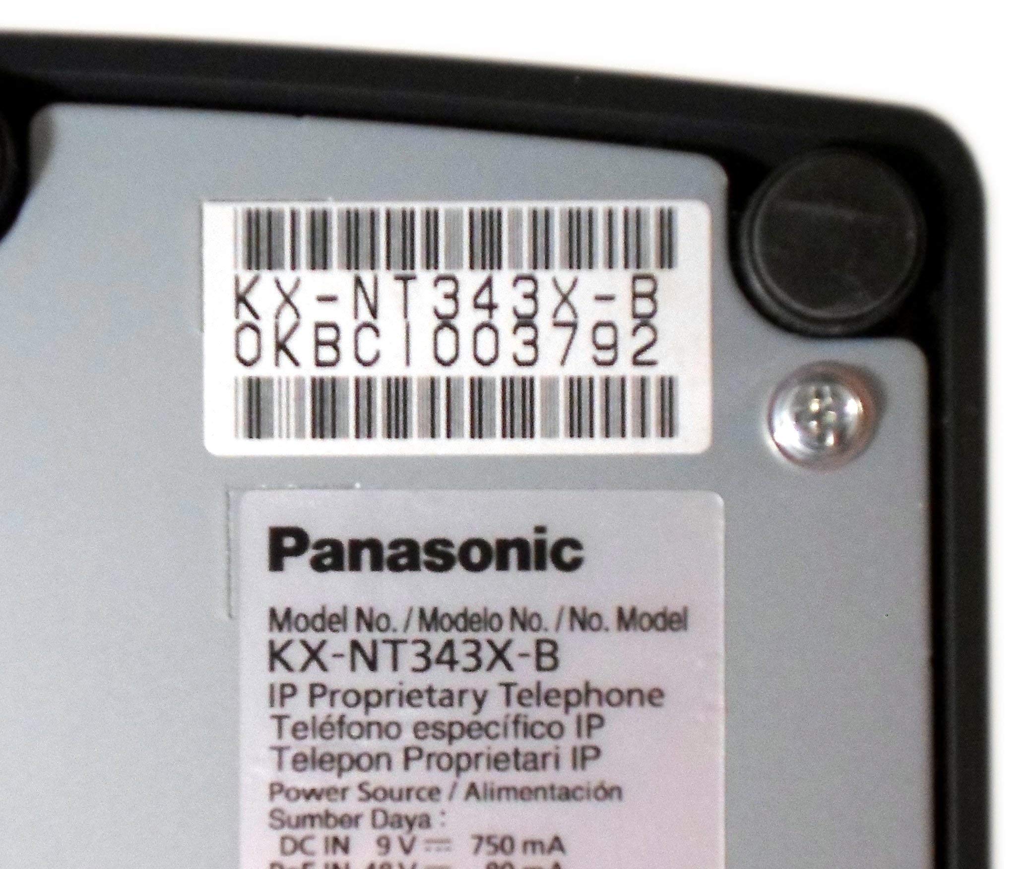 Panasonic KX-NT343 IP Phone Black (Renewed)