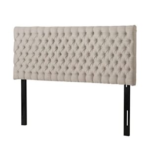 christopher knight home jezebel headboard, king / cal king, sand