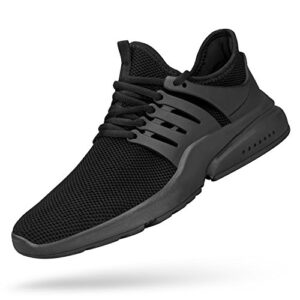 feetmat mens running tenis para hombres shoes slip on resistant sneakers athletic gym non slip shoes size 11 black zapatos de hombre mens sneakers tenis para hombres