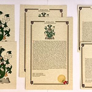 Tolley - Last Name History and Coat of Arms from England Print Set (2 Pack)