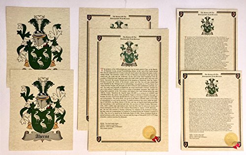 Tolley - Last Name History and Coat of Arms from England Print Set (2 Pack)