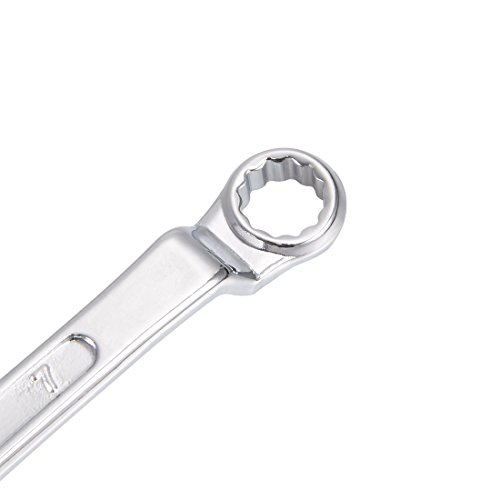 uxcell 5.5mm x 7mm Metric 12 Point Offset Double Box End Wrench Chrome Plated, Cr-V