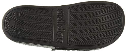 adidas Adilette Shower Slides, Core Black/White/Core Black, 5 US Unisex Big Kid