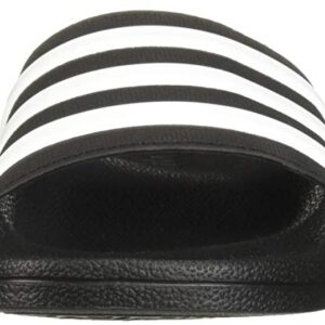 adidas Adilette Shower Slides, Core Black/White/Core Black, 5 US Unisex Big Kid