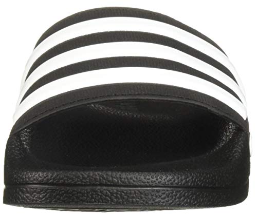 adidas Adilette Shower Slides, Core Black/White/Core Black, 5 US Unisex Big Kid