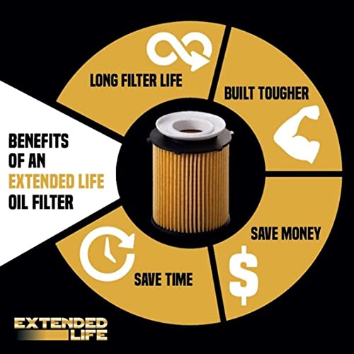 PG8161EX Extended Life Oil Filter up to 10,000 Miles | Fits 2023-13 various models of Volkswagen, Audi, Porsche, Seat