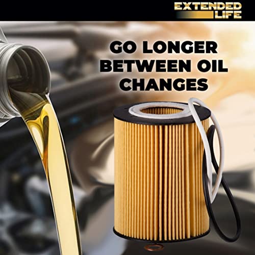 PG8161EX Extended Life Oil Filter up to 10,000 Miles | Fits 2023-13 various models of Volkswagen, Audi, Porsche, Seat