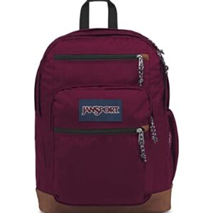 JanSport Cool Backpack with 15-inch Laptop Sleeve, Russet Red - Large Computer Bag Rucksack with 2 Compartments, Ergonomic Straps - Bookbag for Men, Women