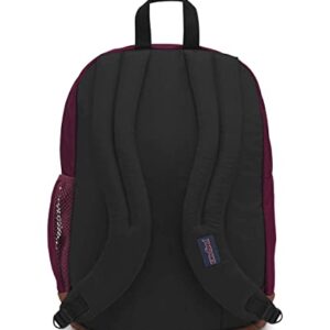 JanSport Cool Backpack with 15-inch Laptop Sleeve, Russet Red - Large Computer Bag Rucksack with 2 Compartments, Ergonomic Straps - Bookbag for Men, Women