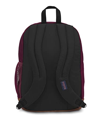 JanSport Cool Backpack with 15-inch Laptop Sleeve, Russet Red - Large Computer Bag Rucksack with 2 Compartments, Ergonomic Straps - Bookbag for Men, Women