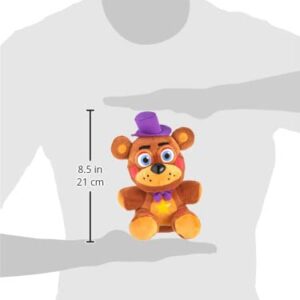 Funko Plush: Five Nights at Freddy's (FNAF) Pizza Sim: Rockstar Freddy Fazbear - FNAF Pizza Simulator - Collectible Soft Plush - Birthday Gift Idea - Official Merchandise - Stuffed