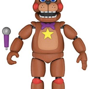 Funko Action Figure: Five Nights at Freddy's (FNAF) Pizza Sim: Rockstar Freddy Fazbear Collectible - FNAF Pizza Simulator - Collectible - Gift Idea - Official Merchandise - Video Games Fans