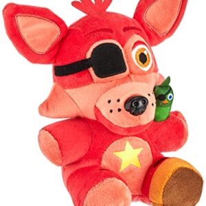 Funko Plush: Five Nights at Freddy's (FNAF) Pizza Sim: Rockstar Foxy - FNAF Pizza Simulator - Collectible Soft Plush - Birthday Gift Idea - Official Merchandise - Stuffed Plushie for Kids and Adults