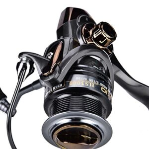 Closed Face Fishing Reels Coarse,Baitcaster Reel,DEUKIO Baitcasting Fishing Reel High Speed 7.1:1 Gear Ratio for Quick Casting,3D Super Light Design(H 000)