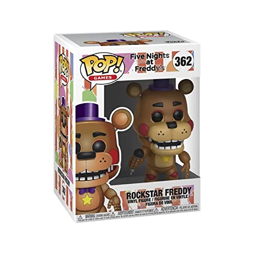 Funko Pop Games: Five Nights at Freddy's Pizza Simulator - Rockstar Freddy Collectible Figure, Multicolor