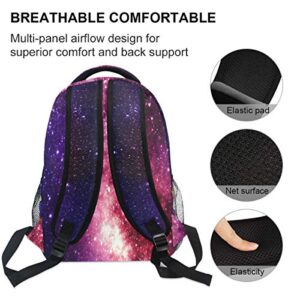 ZZKKO Space Galaxy Animal Unicorn Boys Girls School Computer Backpacks Book Bag Travel Hiking Camping Daypack…