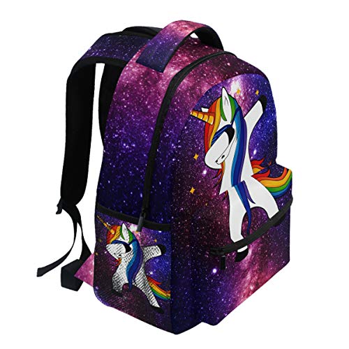 ZZKKO Space Galaxy Animal Unicorn Boys Girls School Computer Backpacks Book Bag Travel Hiking Camping Daypack…