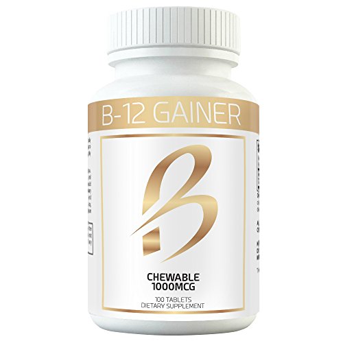 Weight Gainer B-12 Chewable Absorbs Faster Than Weight Gain Pills for Fast Massive Weight Gain in Men and Women While Opening Your Appetite More Than Protein