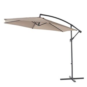 christopher knight home monterey banana sun canopy, mocha